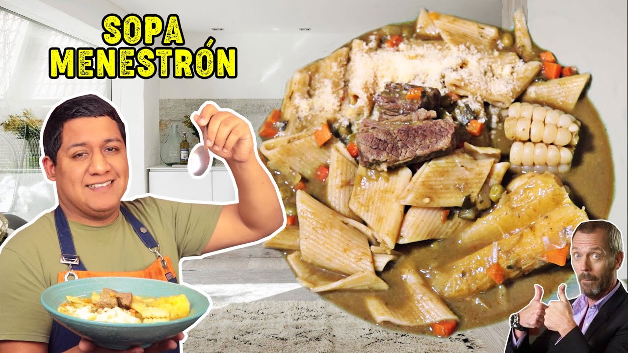 SOPA MENESTRÓN RECETA ORIGINAL PERUANA | @MiRecetaMagica - YouTube