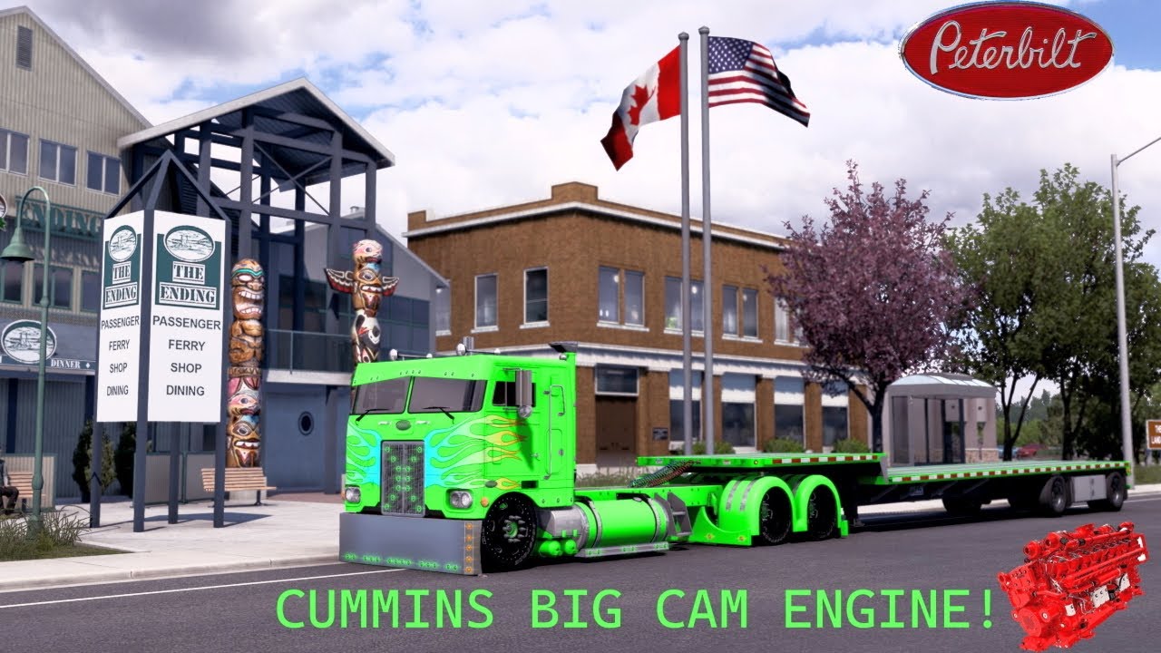🔴 ATS - Lowered Peterbilt 352 - tuning preview - Zeemods Cummins Big ...