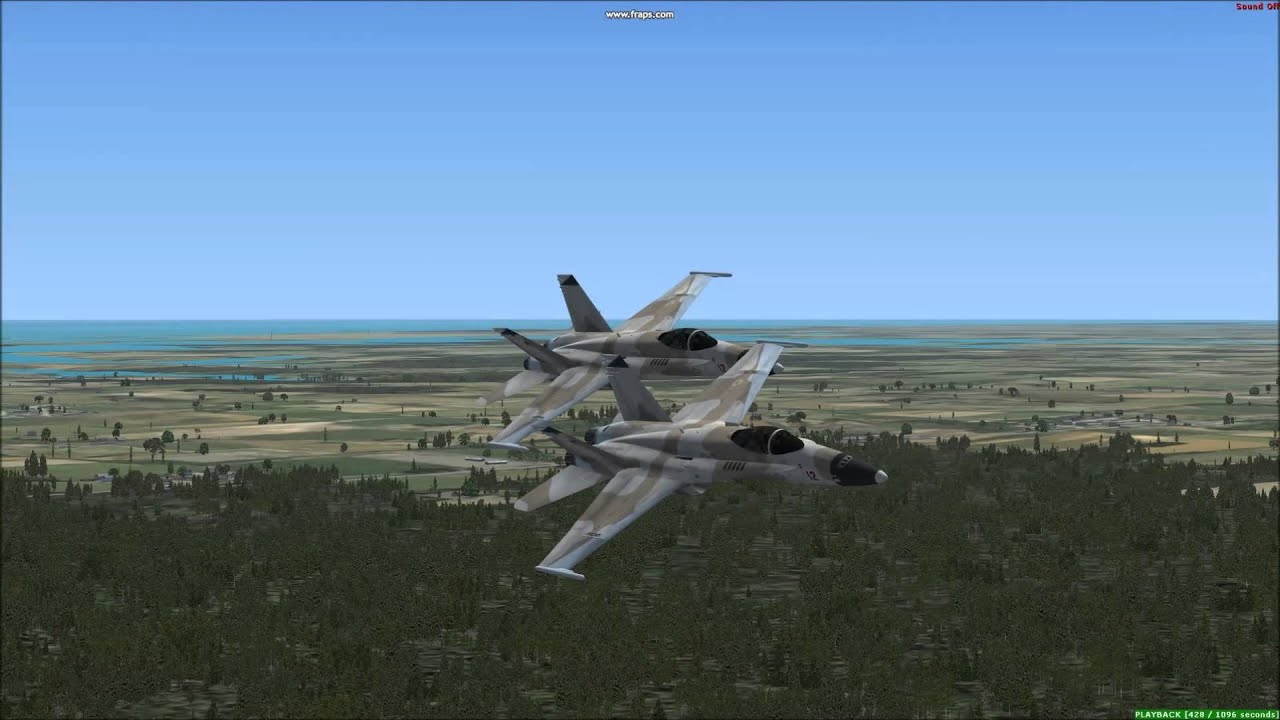 FSX F-18 Tight Formation (HD) - YouTube