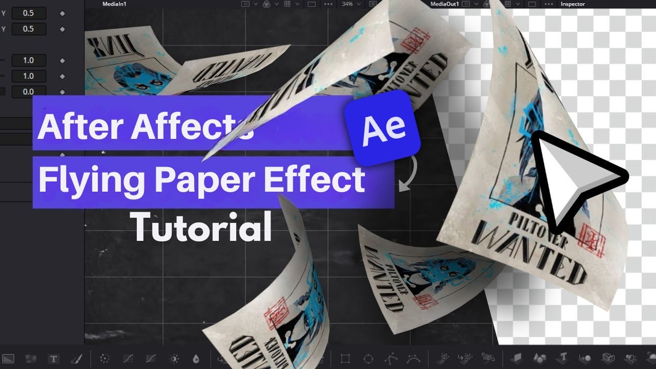 After Effects Tutorial For Flying Paper Animation (2025) - YouTube