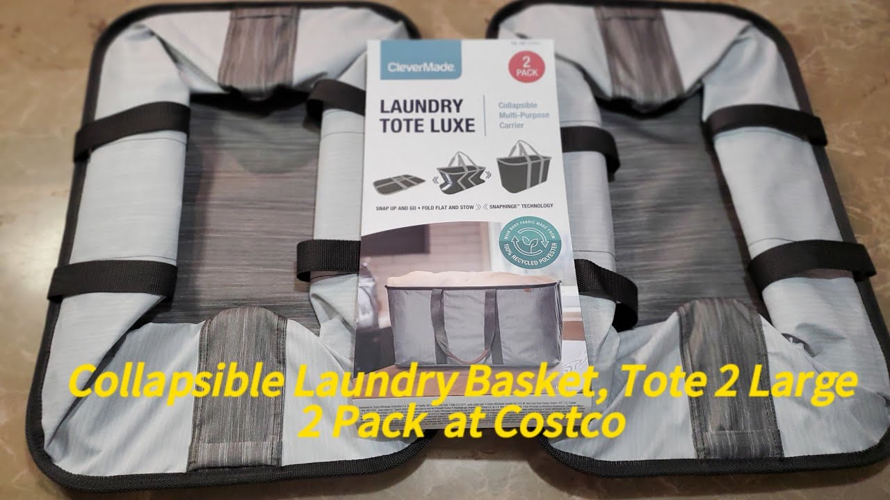 Full video here:Collapsible Laundry basket,Totes 2 Pack at Costco ...