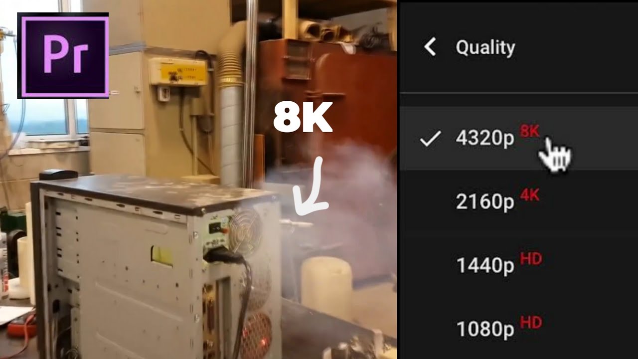 When I turn on 8K meme Premiere pro edition - YouTube