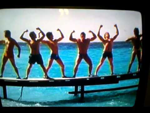 Momma mia guys dancing in speedos - YouTube