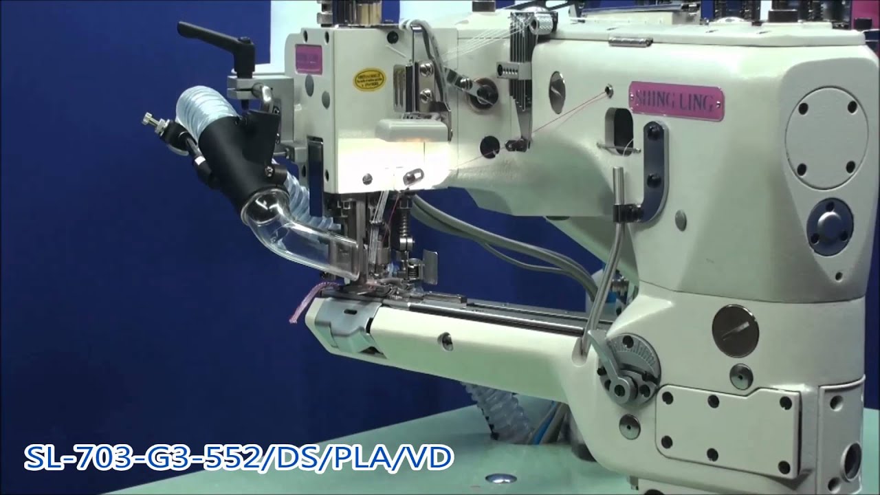 Shing Ling Sewing Machine - 5針7線 - YouTube