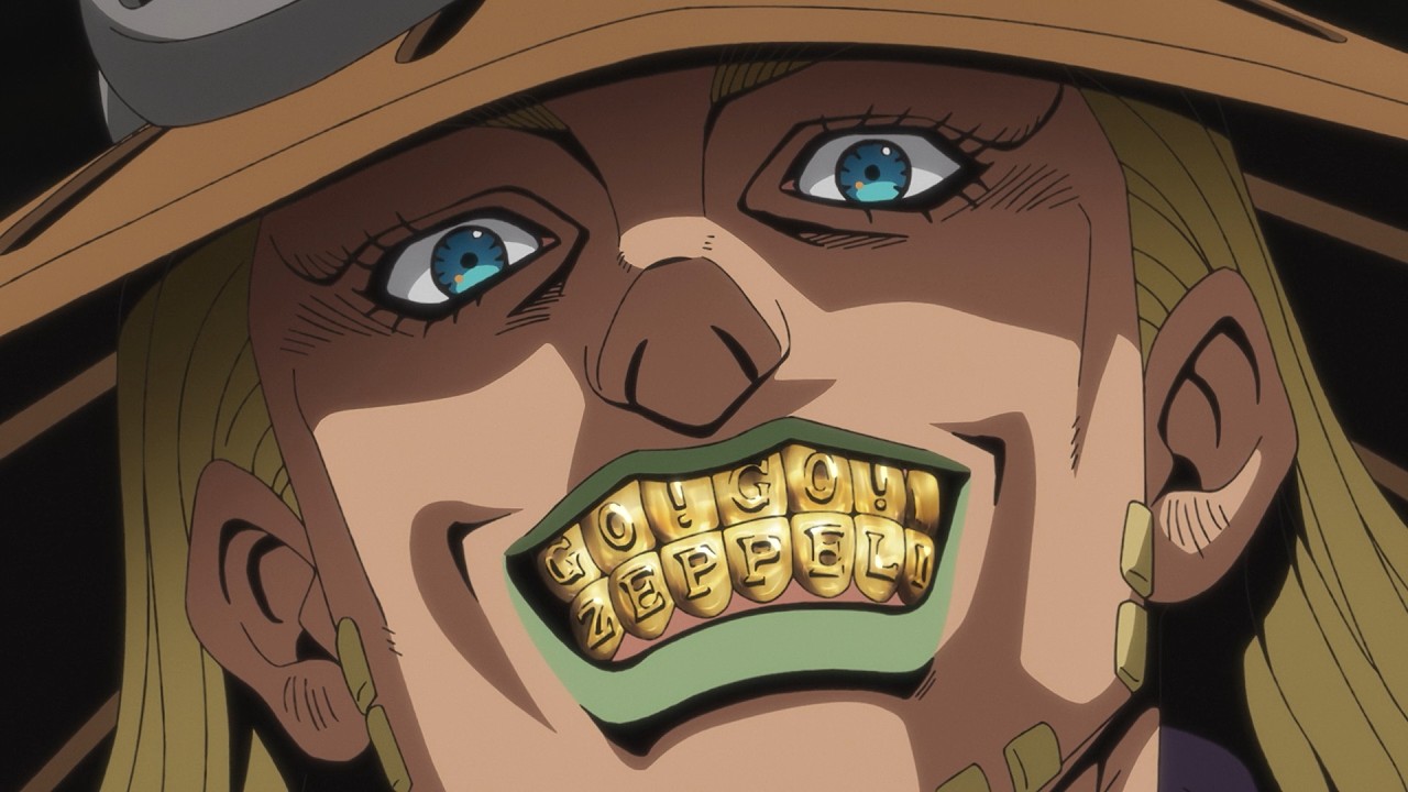 (Nyo Ho Scene) Gyro Zeppeli Gets Robbed | STEEL BALL RUN - YouTube