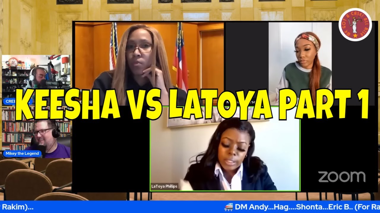 Live Court Cam KEESHA VS LATOYA Part 1 - YouTube
