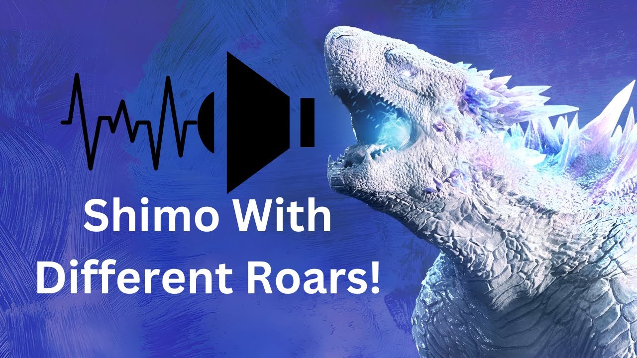 Shimo with different roars #monsterverse #godzillaxkong - YouTube