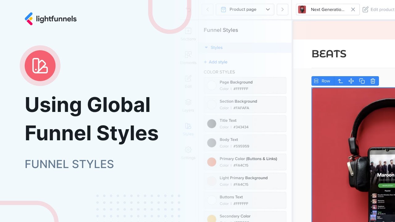 Global Funnel Styles - Lightfunnels - YouTube