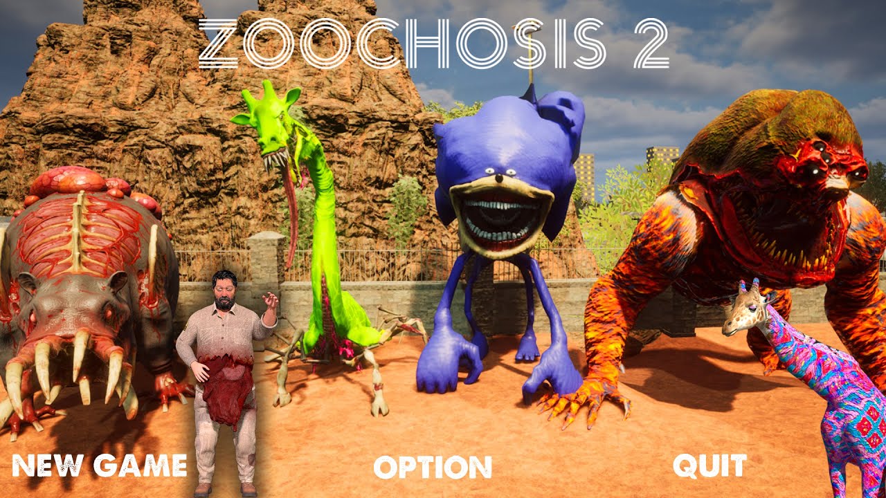 Zoochosis 2 Game Play | Infected animals Attack The zookeeper How to ...