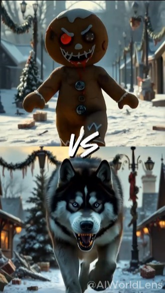 Gingerbread Man vs Dangerous Dogs 🐶😅 - YouTube