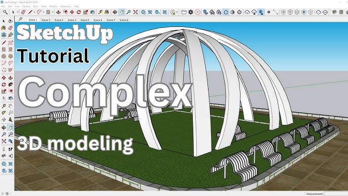 Creating 3d Models With Sketchup Pro 2022 Sketchup Drawing Ihrm Or Ke