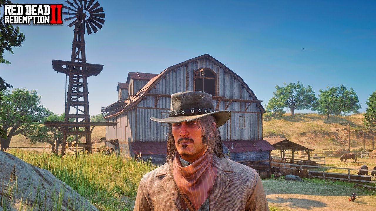 MacFarlane's Ranch from RDR1 in RDR2 - YouTube