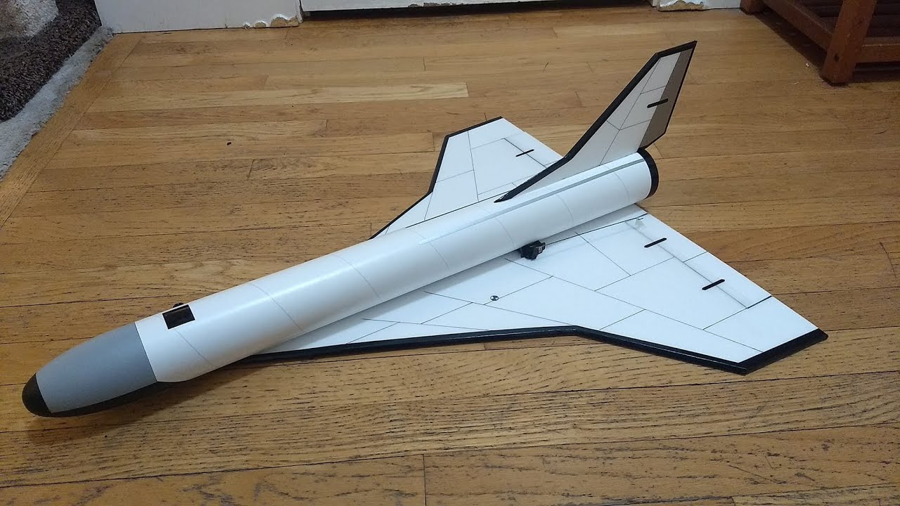 Orbital Express R/C rocket glider - YouTube