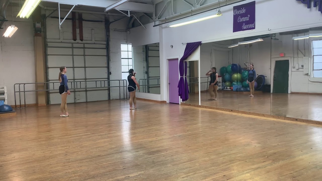 Intermediate To Advanced Ballet Across The Floor Combination - YouTube