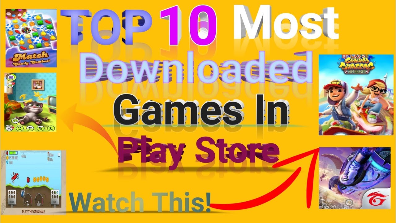 Top 10 Most Downloaded Games In PlayStore||2021|| - YouTube