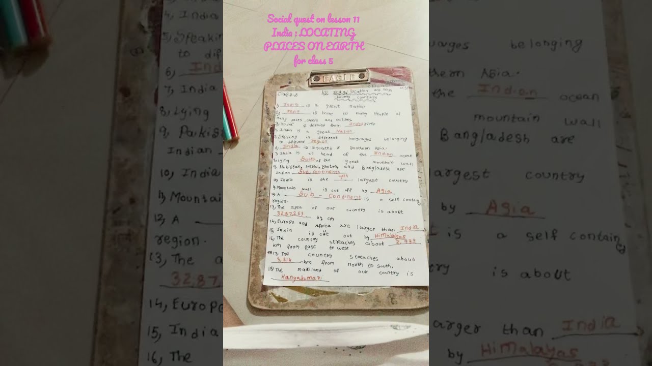 Social Quest On Lesson 11 India Location And Neighbouring Countries Social Quest On Lesson 11 India Location And Neighbouring Countries
