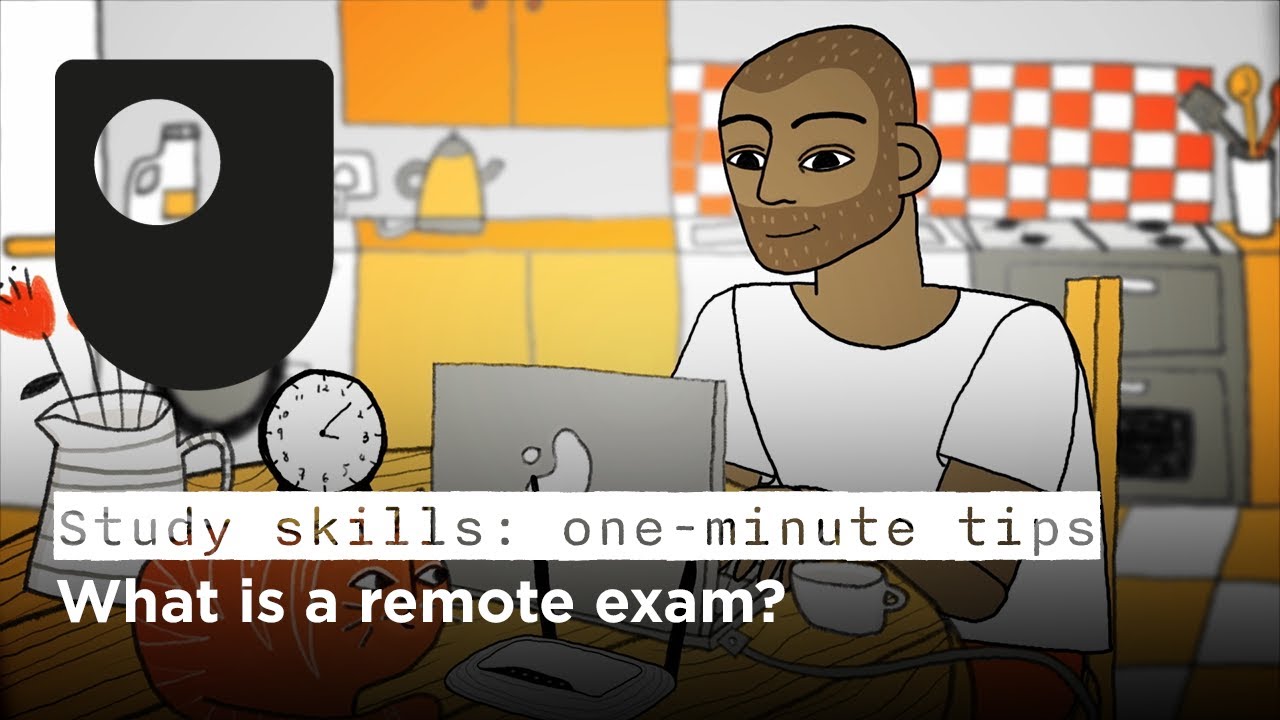 Study skills: one-minute tips - What is a remote exam? - YouTube