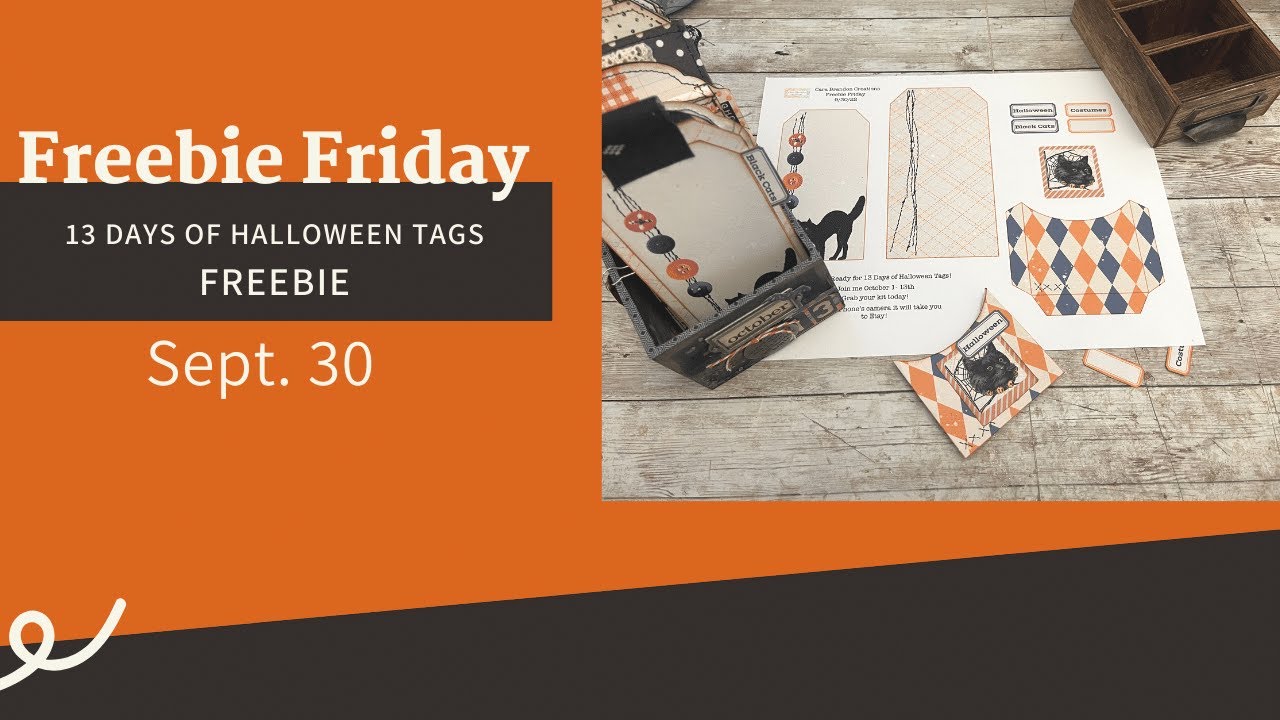 Friday Freebie-- 🎃🎃 13 Days of Halloween Tags Freebie 🎃🎃 - YouTube