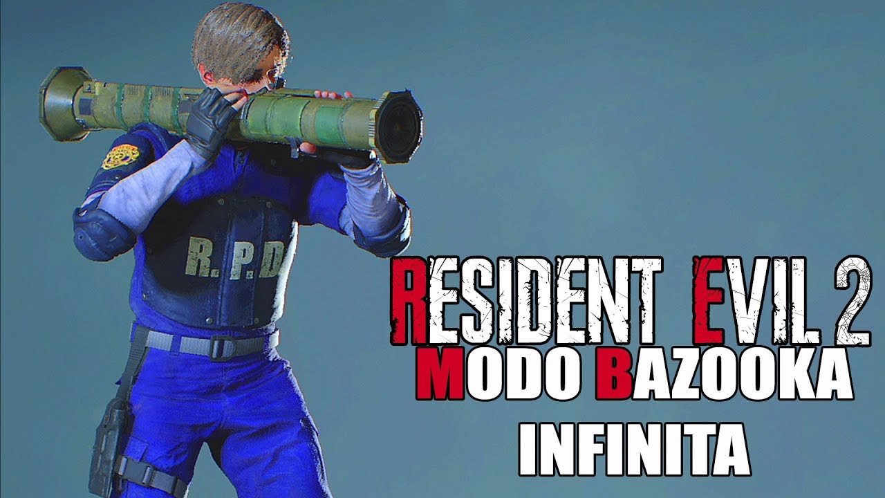 RESIDENT EVIL 2 REMAKE MODO BAZOOKA INFINITA " AO VIVO " - YouTube