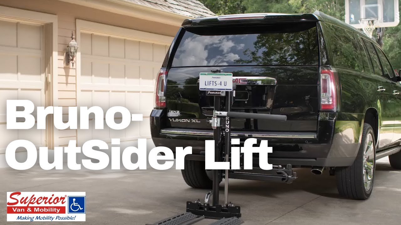 Demo - Bruno Out-Sider, Exterior, Automotive Mobility Scooter Lift ...