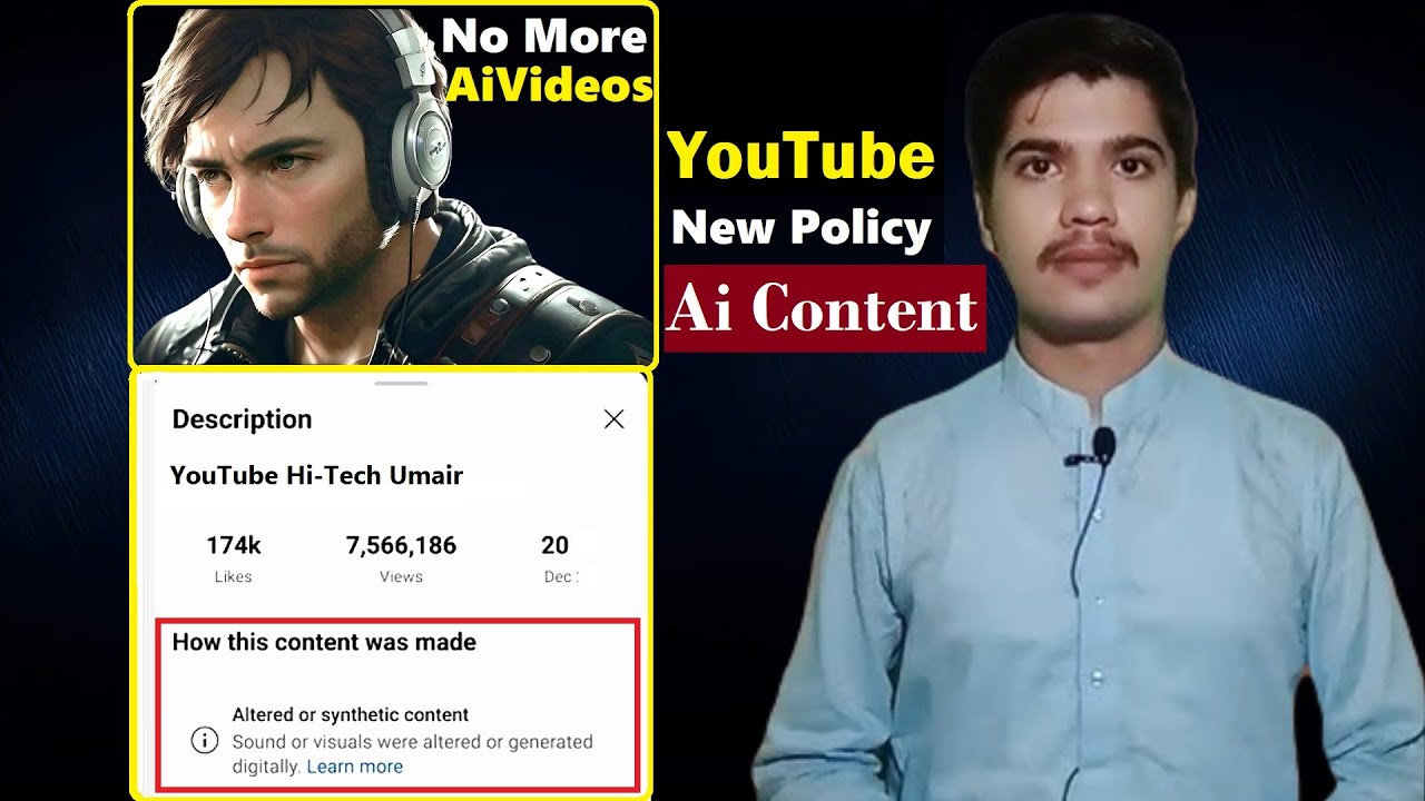 Altered or Synthetic Content YouTube Feature | Ai Video Labelling ...