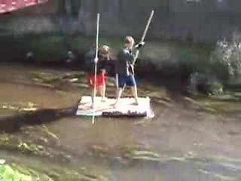 Jenny: Huck Finn Raft Project - YouTube