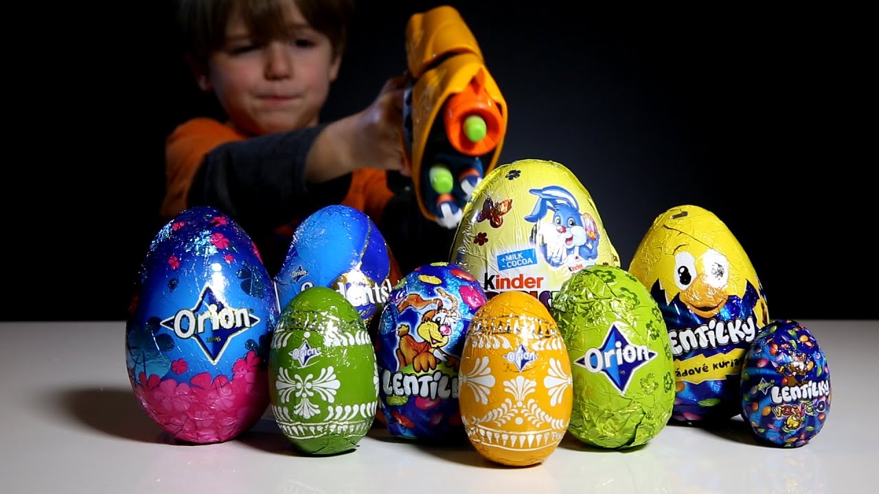 Easter Eggs Hunting: Checking Out Some Different Types of Eggs - YouTube