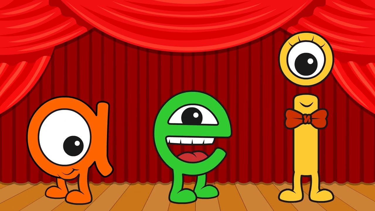 THE VOWELS Learn the vowels singing and dancing Educational Songs ...