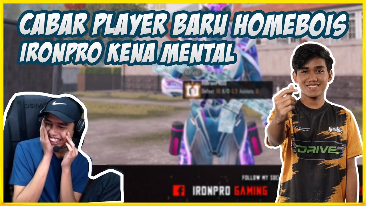 IRONPRO UJI KEHEBATAN PLAYER BARU HOMEBOIS !! BOCAH AJAIB | PUBG MOBILE ...