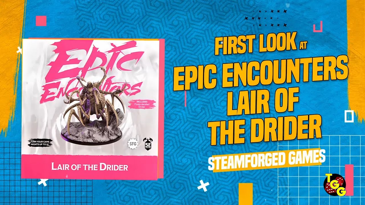 Epic Encounters: Lair of the Drider | Unboxing and First Look - YouTube