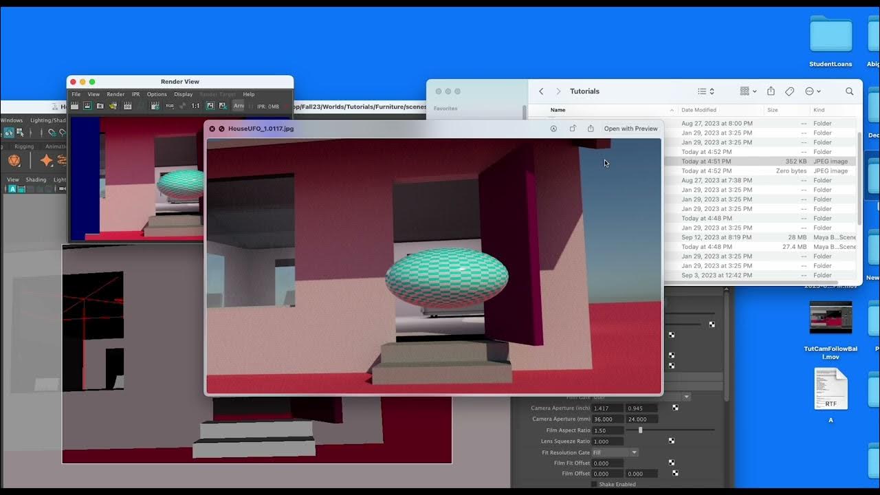 Tutorial Render Frames Out of Maya and Use AE to Make Video - YouTube