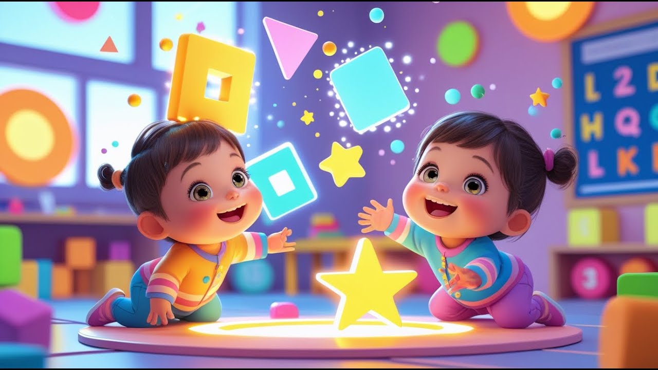 Shapes for Toddlers & Preschoolers | Fun Animated Learning Video ...