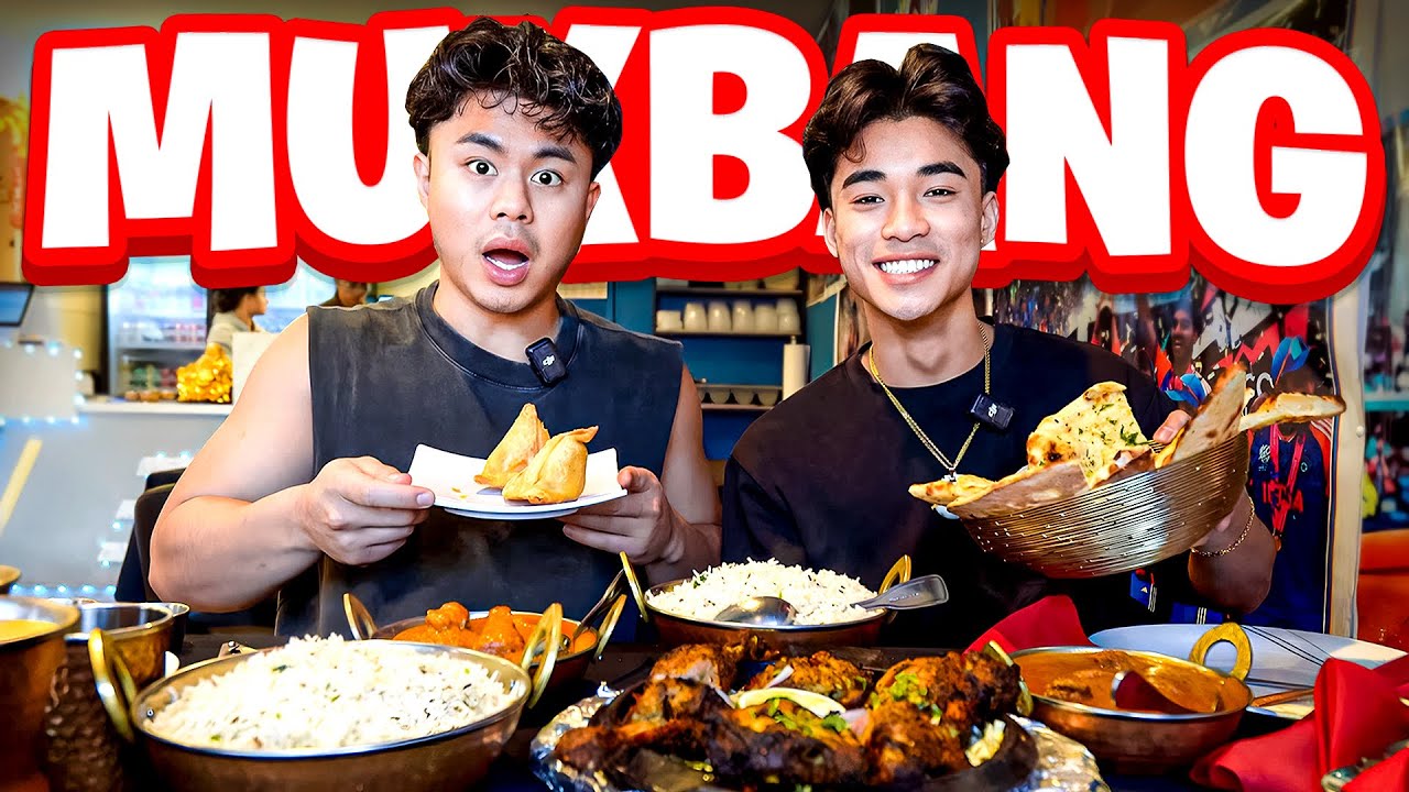 INDIAN FOOD MUKBANG WITH VIRAL ASIAN TIK TOKER ERIC OU! - YouTube