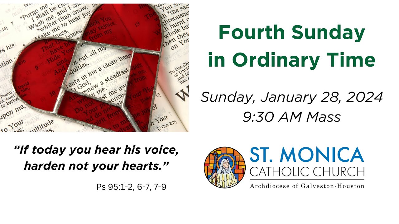 4th Sunday in Ordinary Time | January 28, 2024 - YouTube