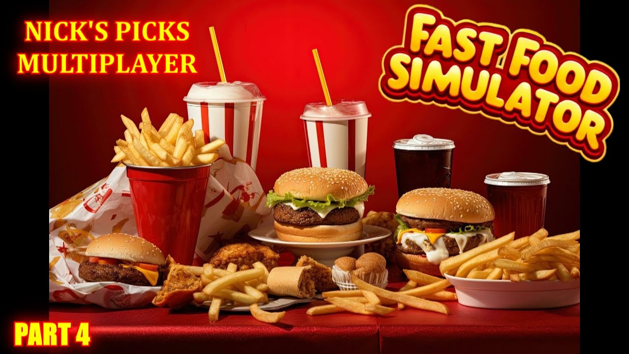 Part 4 Fast Food Simulator - Multiplayer (Nick's Picks) - YouTube