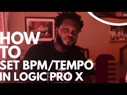 How to set Tempo/BPM in Logic Pro X - YouTube