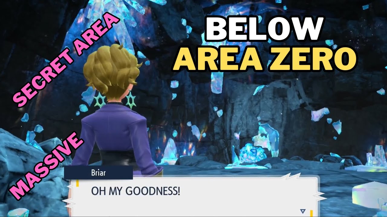 SECRET Cavern BELOW AREA ZERO Discovered in Pokemon Scarlet Violet ...