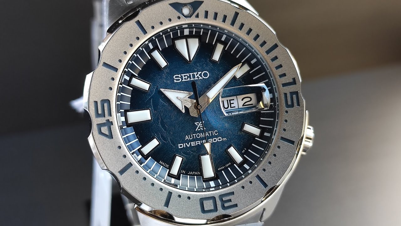 Часы Seiko Prospex Monster Save the Ocean Antarctica Penguin Special ...