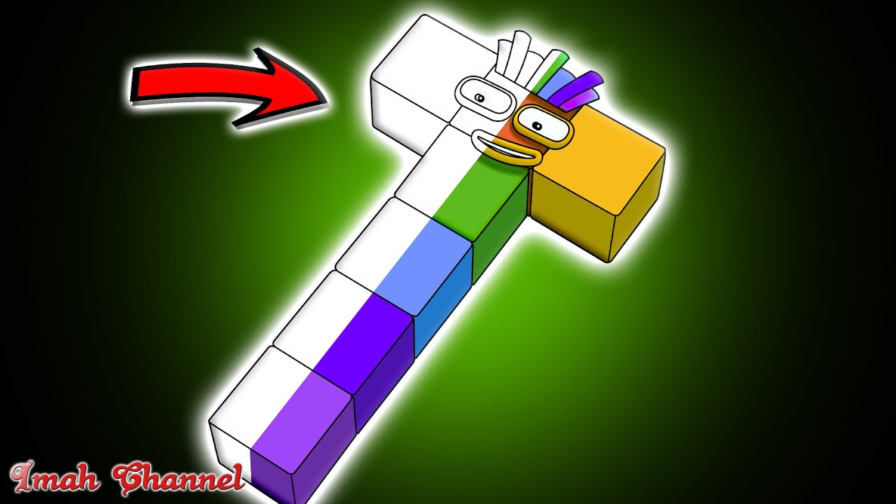 Numberblocks - T Number blocks Seven | Learn to count #imahchannel ...