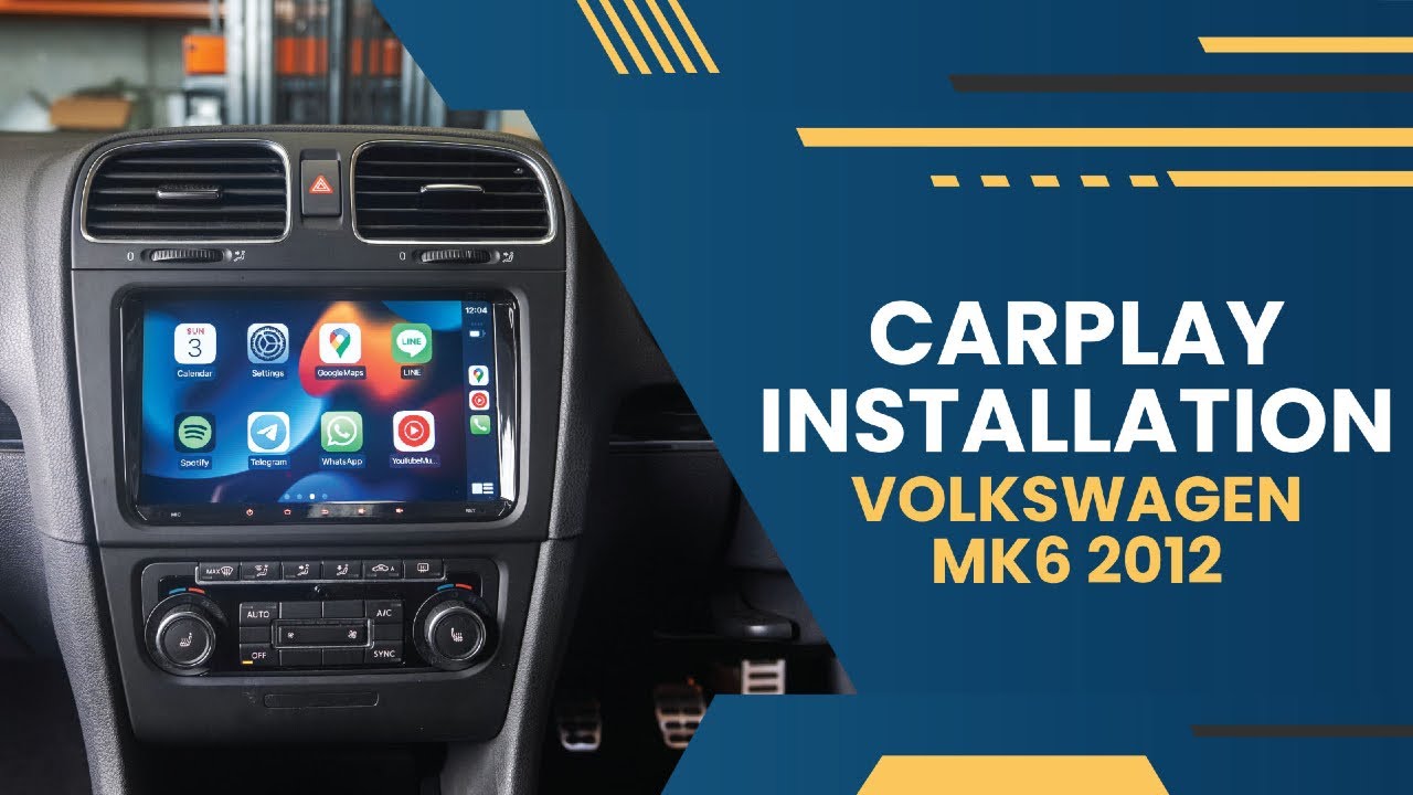 Volkswagen Golf MK6 2012 Android Auto | Apple Carplay ⭐Gtzone Head Unit ...