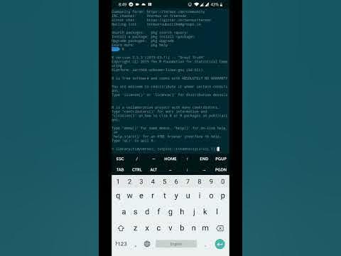 R tidyverse on Android - #rstats Text Plotting - YouTube
