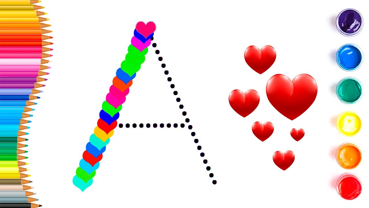 Alphabet For Kids 💖 ABC SONG 💖 ABC Writing For Kids 💖 Learn the ABC and ...
