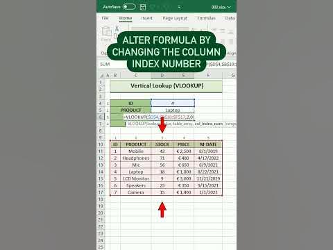 Vertical lookup vlookup function | ms excel | #techbro - YouTube