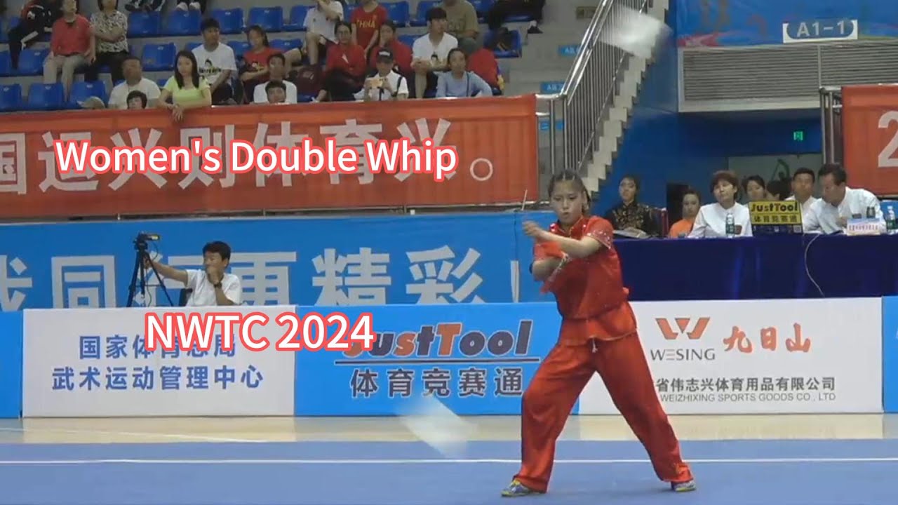 Women's Double Whip , NWTC 2024, #kungfu#martial arts # #NWTC# Double ...