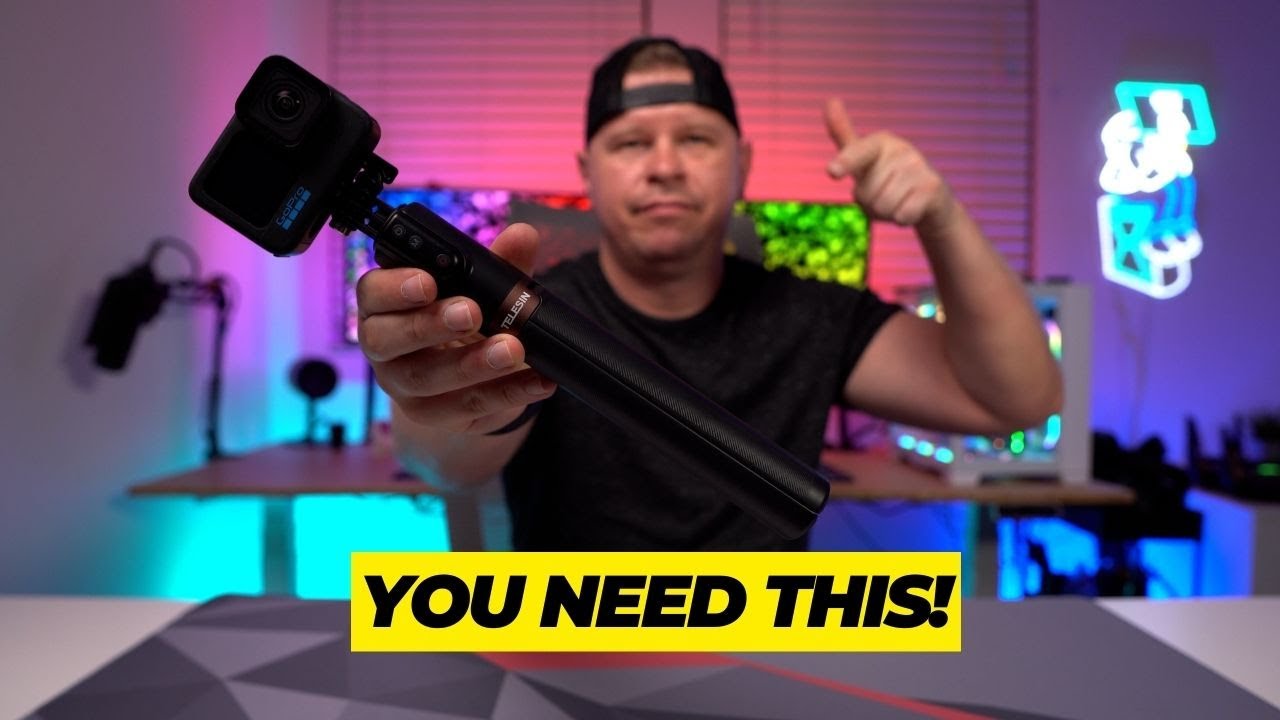 TELESIN Selfie Stick Tripod with Remote Review - YouTube