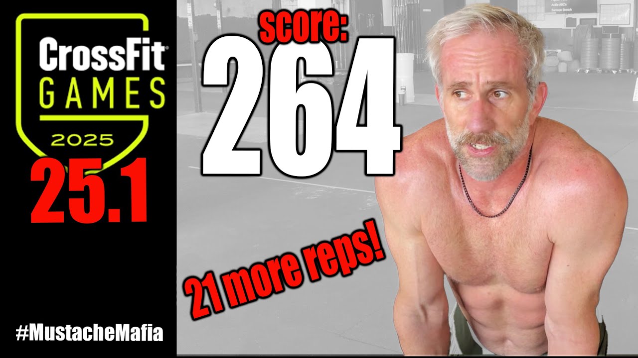 2025 CrossFit OPEN 25.1 (Games) – M 45-49 – 2nd Attempt – 264 Reps ...