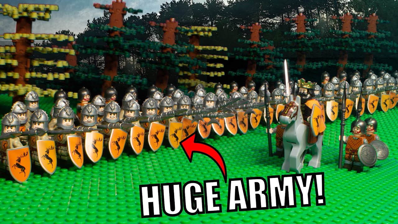 Building a Medieval Army | LEGO Time-lapse - YouTube