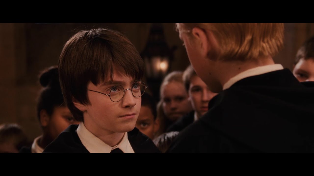 Harry Potter and the Sorcerers Stone - Harry Meets Draco HD - YouTube
