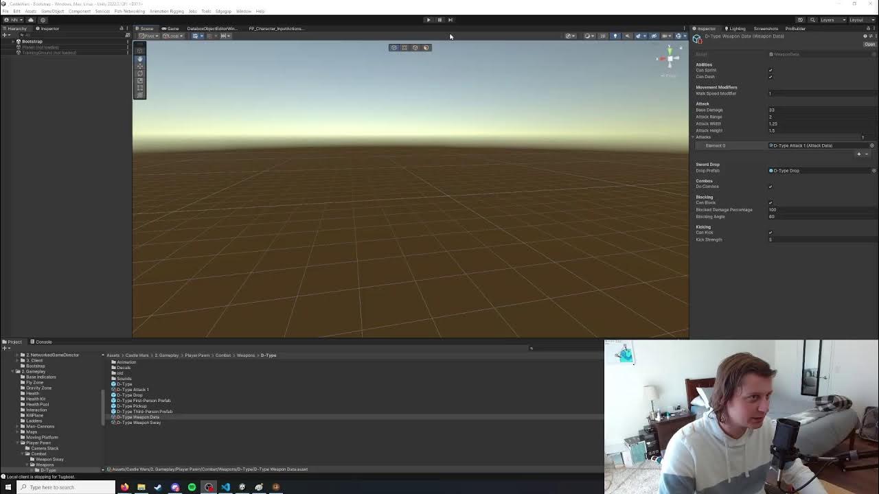 Game Dev Stream! First-Person Melee Combat in Unity - YouTube
