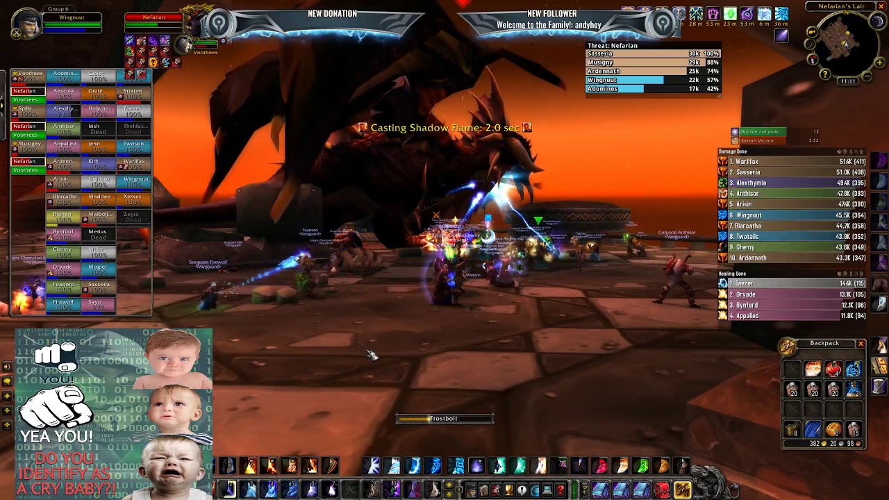 Nefarian, Boss in BlackWing Lair!! - YouTube